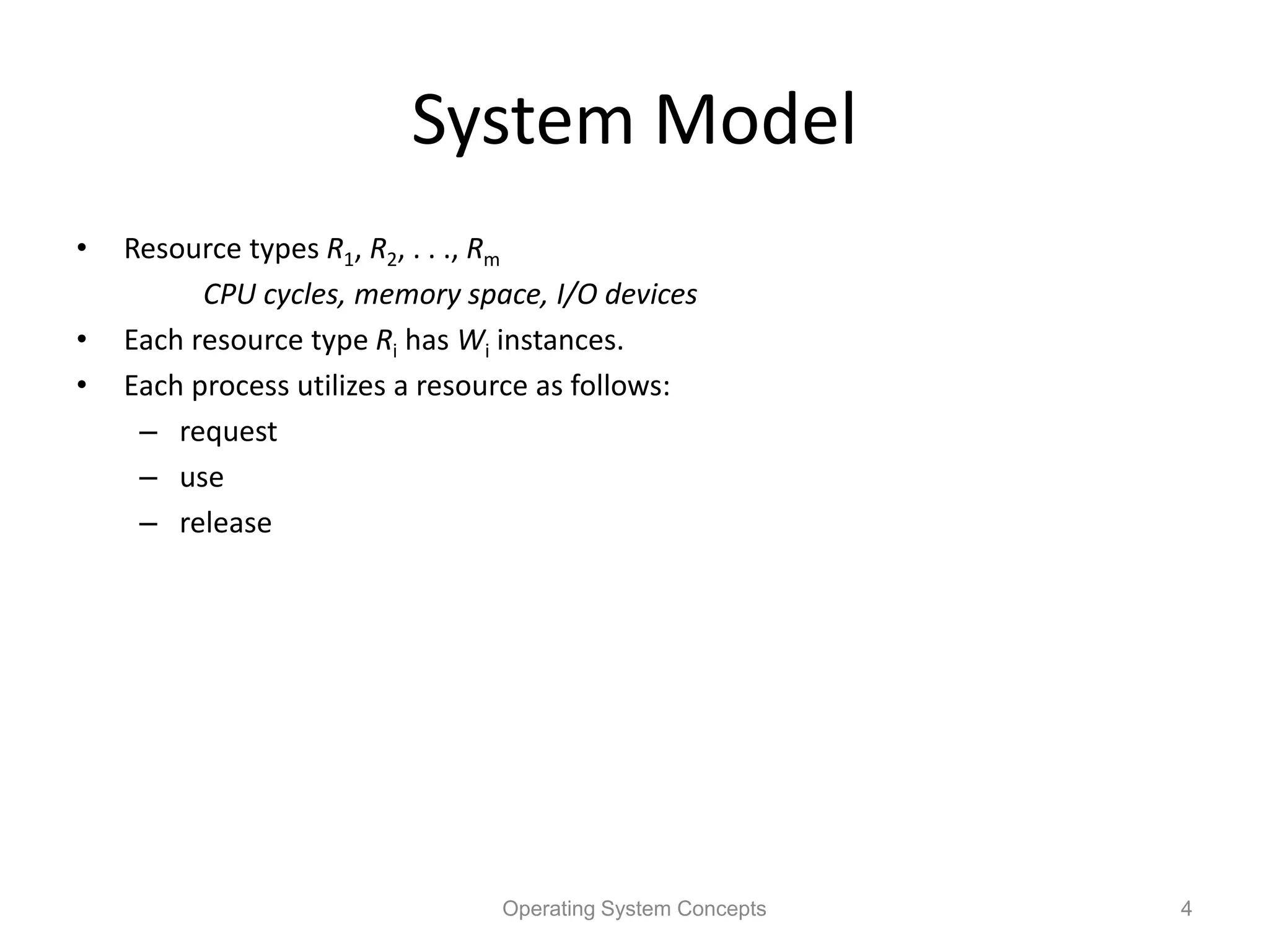 Deadlock in Real Time operating Systempptx | PPTX | Operating Systems | Computer Software and ...