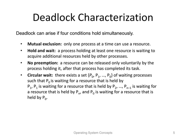 Deadlock in Real Time operating Systempptx | PPTX | Operating Systems | Computer Software and ...