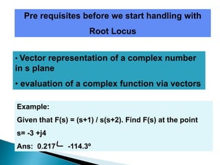 Chapter No. 8 Root Locus of control System | PPT