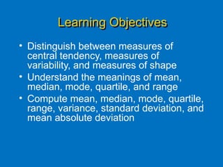 chapter no. 2. describing central tendency and variability .ppt