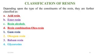 CHAPTER NO. 4 BRIEF OUTLINE OF IMPORTANT PLANT CONSTITUENTS BY GG | PPTX