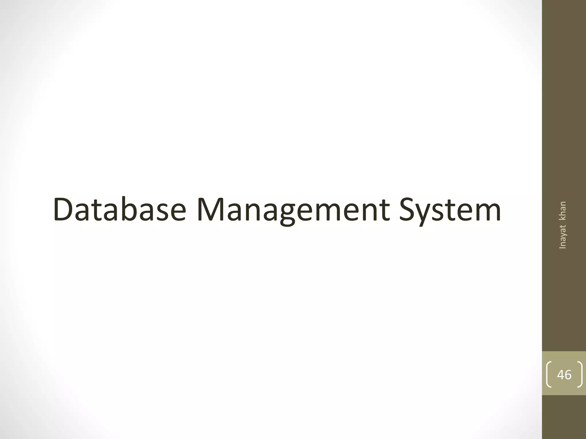 introduction to database | PPT
