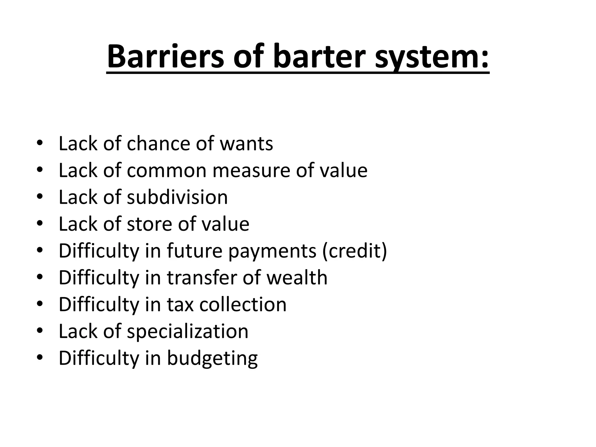 Chapter no 1 Nature and functions of money | PPTX