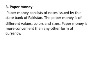 Chapter no 1 Nature and functions of money | PPTX