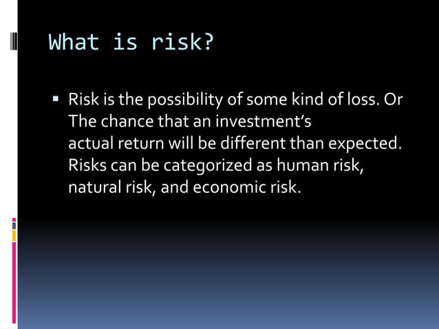 business risk | PPT