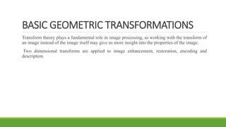 Chapter no4 image transform3 | PPT