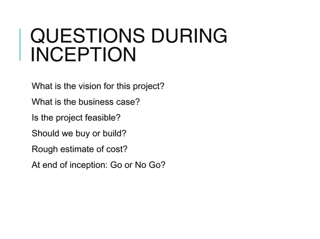 Chapter no 4 inception phase | PPT