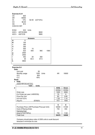 Chapter no 8 EOQ | PDF | Free Download