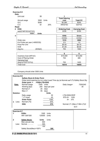 Chapter no 8 EOQ | PDF | Free Download