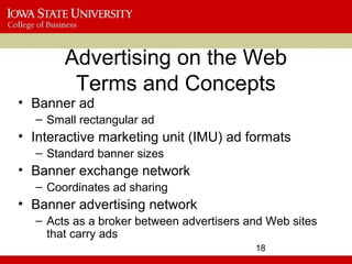 Marketing on the Web | PPT