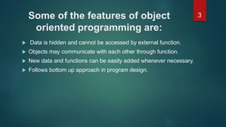 Principal of objected oriented programming | PPT