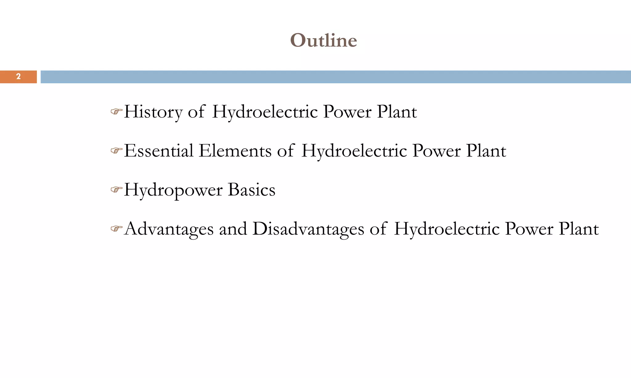 Chapter one-Introduction to Hydroelectric power plant | PDF