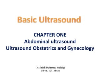 Chapter one Basic Ultrasound | PPT