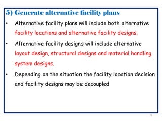 FACILITY PLANNING | PDF