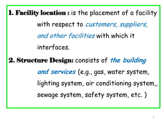 FACILITY PLANNING | PDF