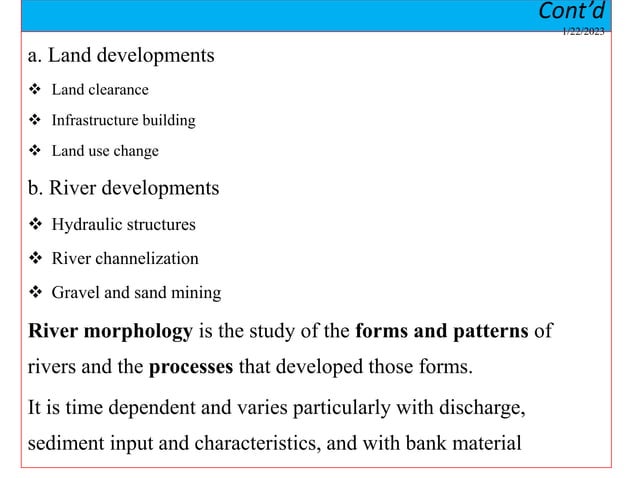 Chapter one. River morphology.pdf | Geography | Science