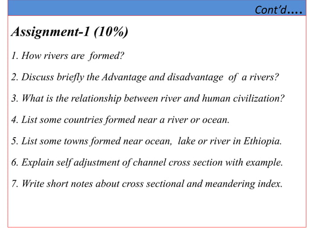 Chapter one. River morphology.pptx