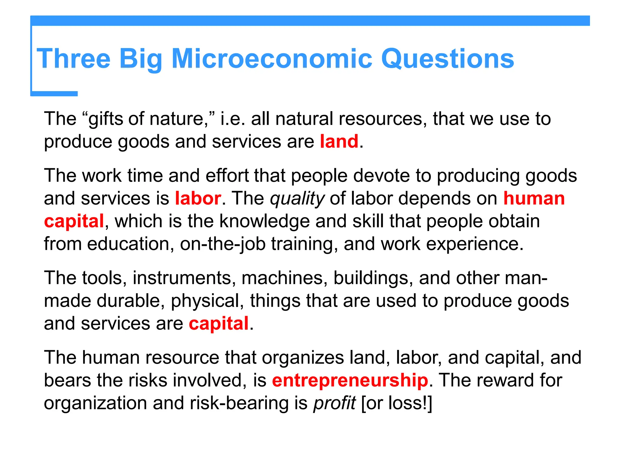 Economics104-Introduction of Microeconomics | PPT