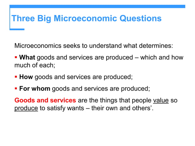 Economics104-Introduction of Microeconomics | PPT