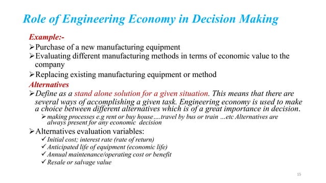 Chapter One:Basic principle of engineering economics PPT(pdf) | PDF ...