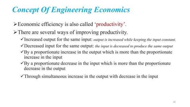 Chapter One:Basic principle of engineering economics PPT(pdf) | PDF ...