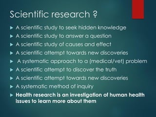 chapter one research methodology dentistry | PDF