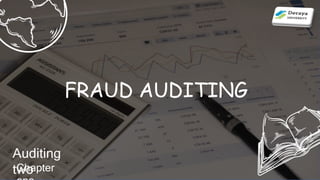 Chapter one.ppt fraud auditing material section | PPT