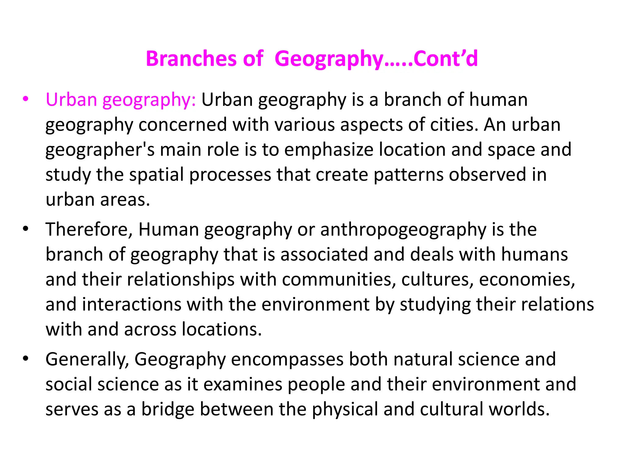 Geography of Ethiopia and the Horn: Chapter One.ppt