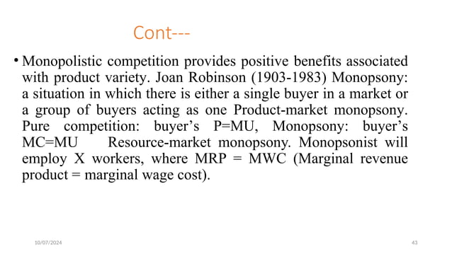 Chapter one.pptx, neoclassical economics | PPTX