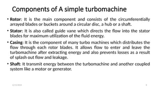 chapter one basic principle of turbo machine | PPTX