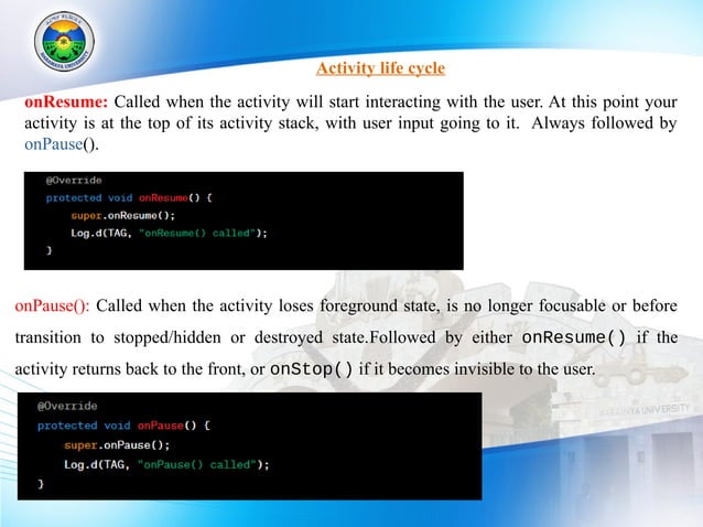 mobile application using flutter and android studio | PPT