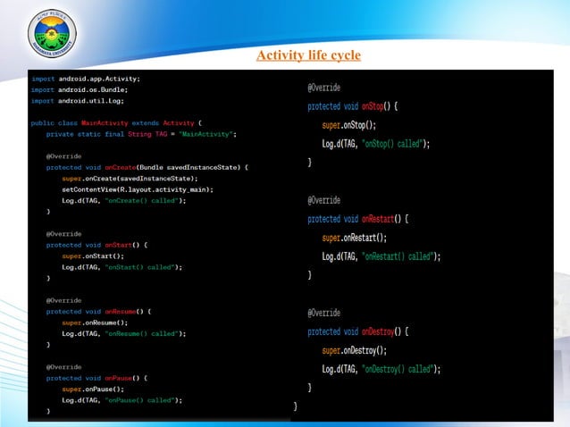 mobile application using flutter and android studio | PPT