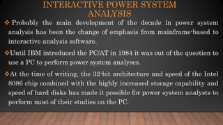 chapter-- one Introduction to Computer application in power systemn | PPT