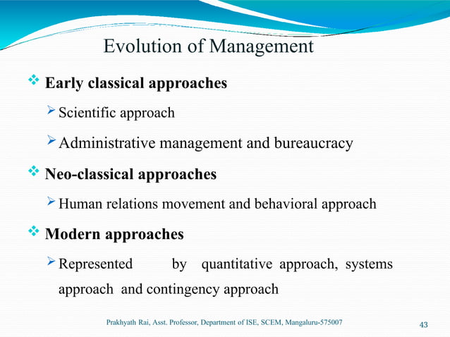 Chapter One- Introduction to management ppt | PPT