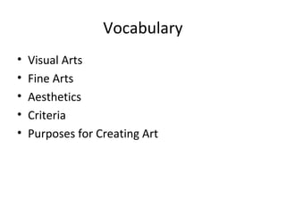 Chapter One Art and You | PPT