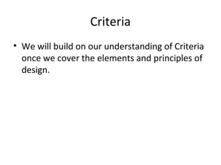 Chapter One Art and You | PPT