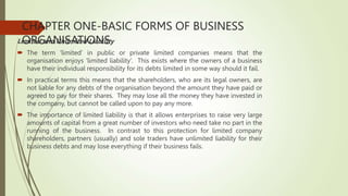 CHAPTER ONE(B)- FORMS OF BUSINESS ORGANISATIONS.ppt