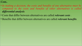 Chapter One Differential Analysis Key Decision Making-1.pptx