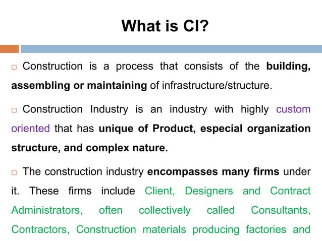 Chapter one Introduction advanced construction project management ppt ...