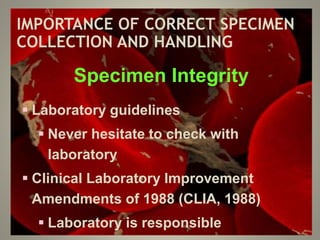 Chapter one introduction to blood collection | PPT