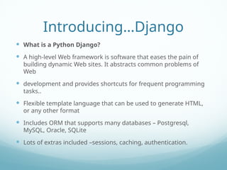 chapter One Introduction to python django.pptx
