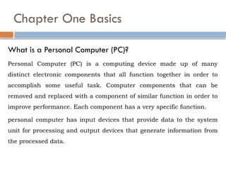 chapter one maintenance /chapter one maintenance | PPTX