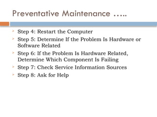 chapter one maintenance /chapter one maintenance | PPTX
