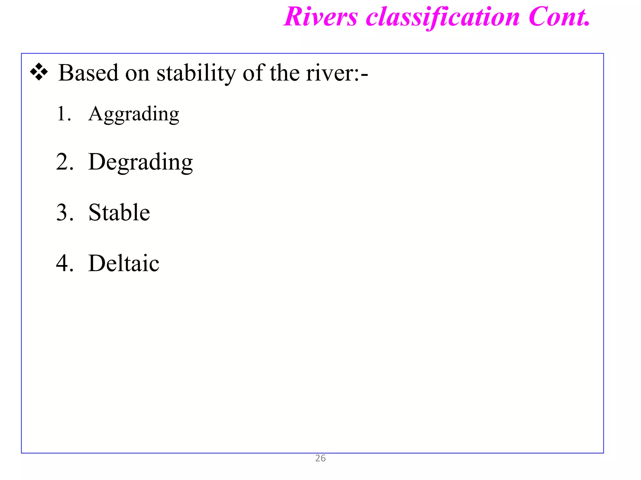 Introduction to River Engineering | PPTX