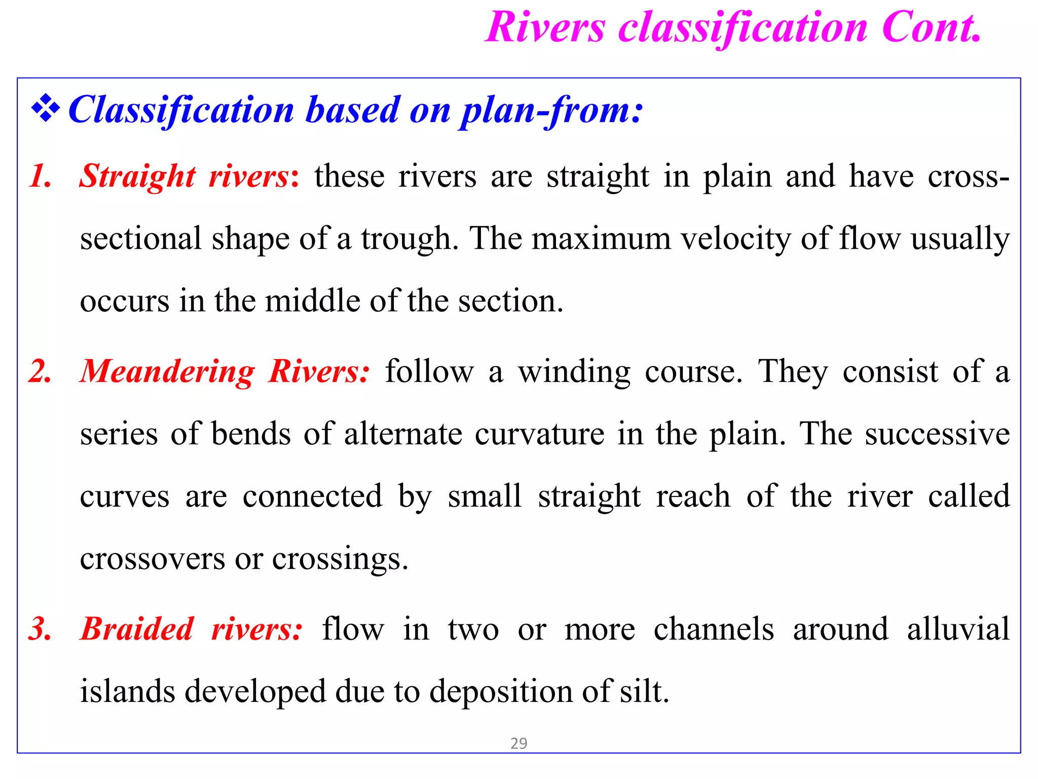 Introduction to River Engineering | PPTX