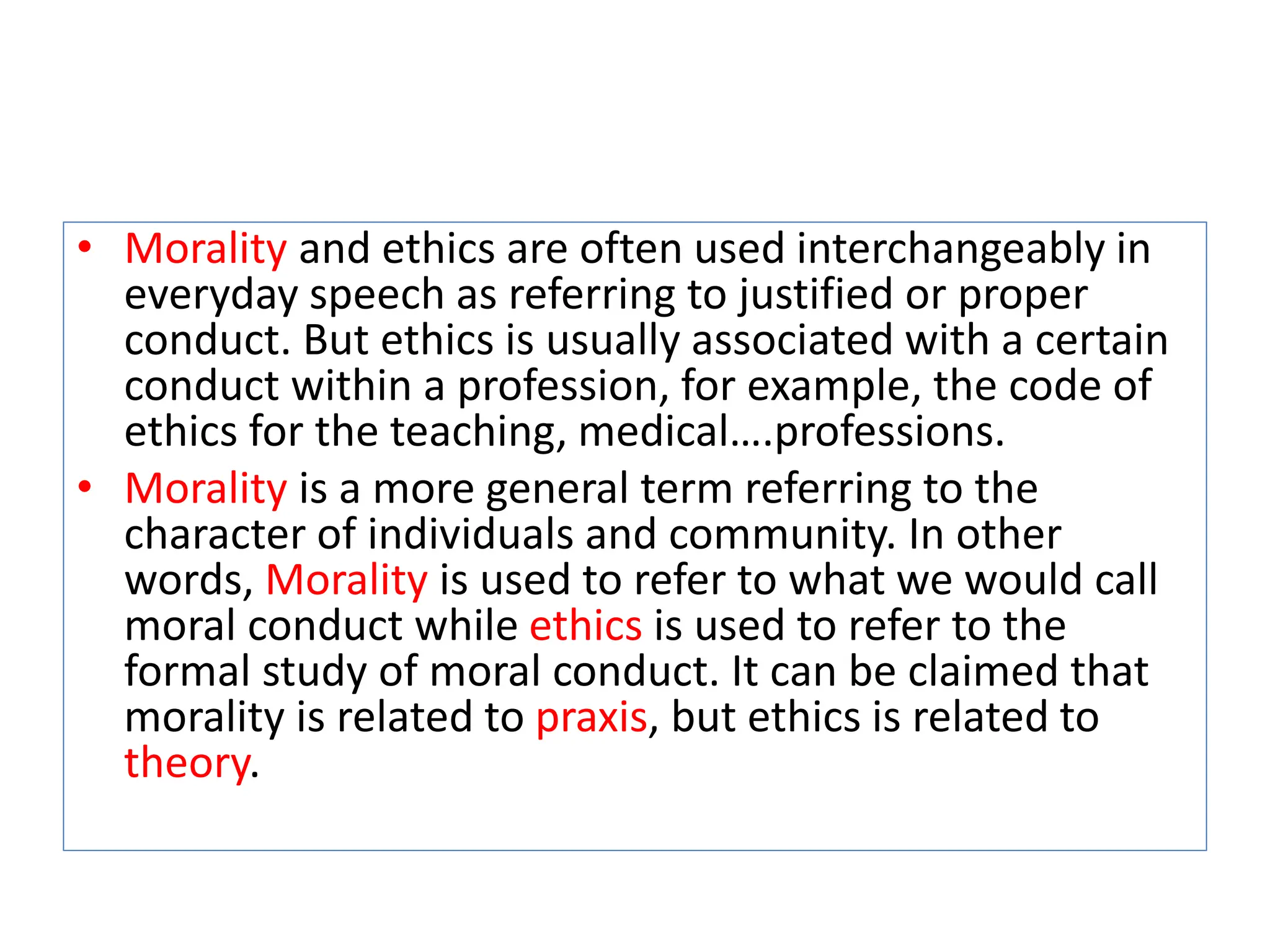 Moral education for freshman class .pptt