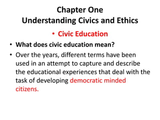 Moral education for freshman class .pptt