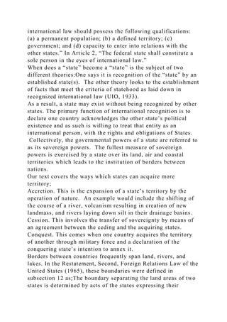 Chapter OneOne of the most well known examples of how borders are .docx