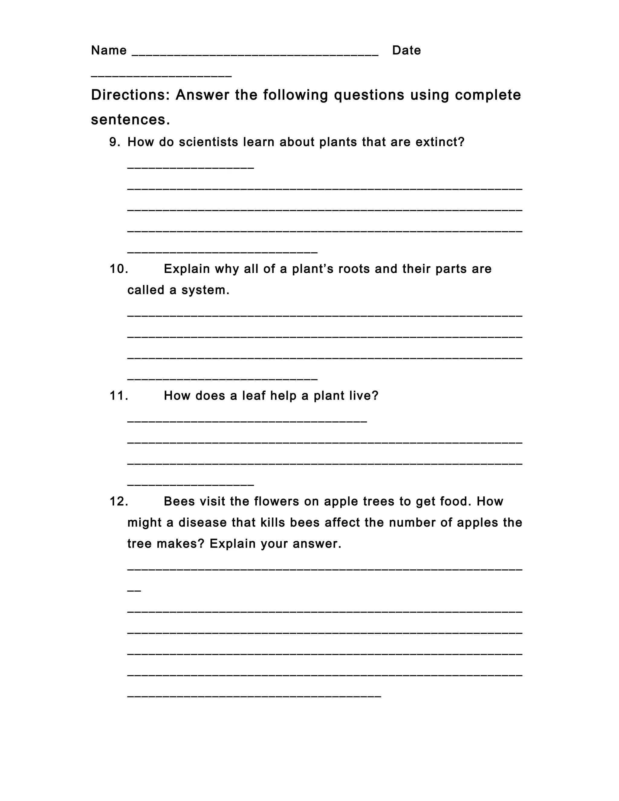 Chapter One Science Review | PDF