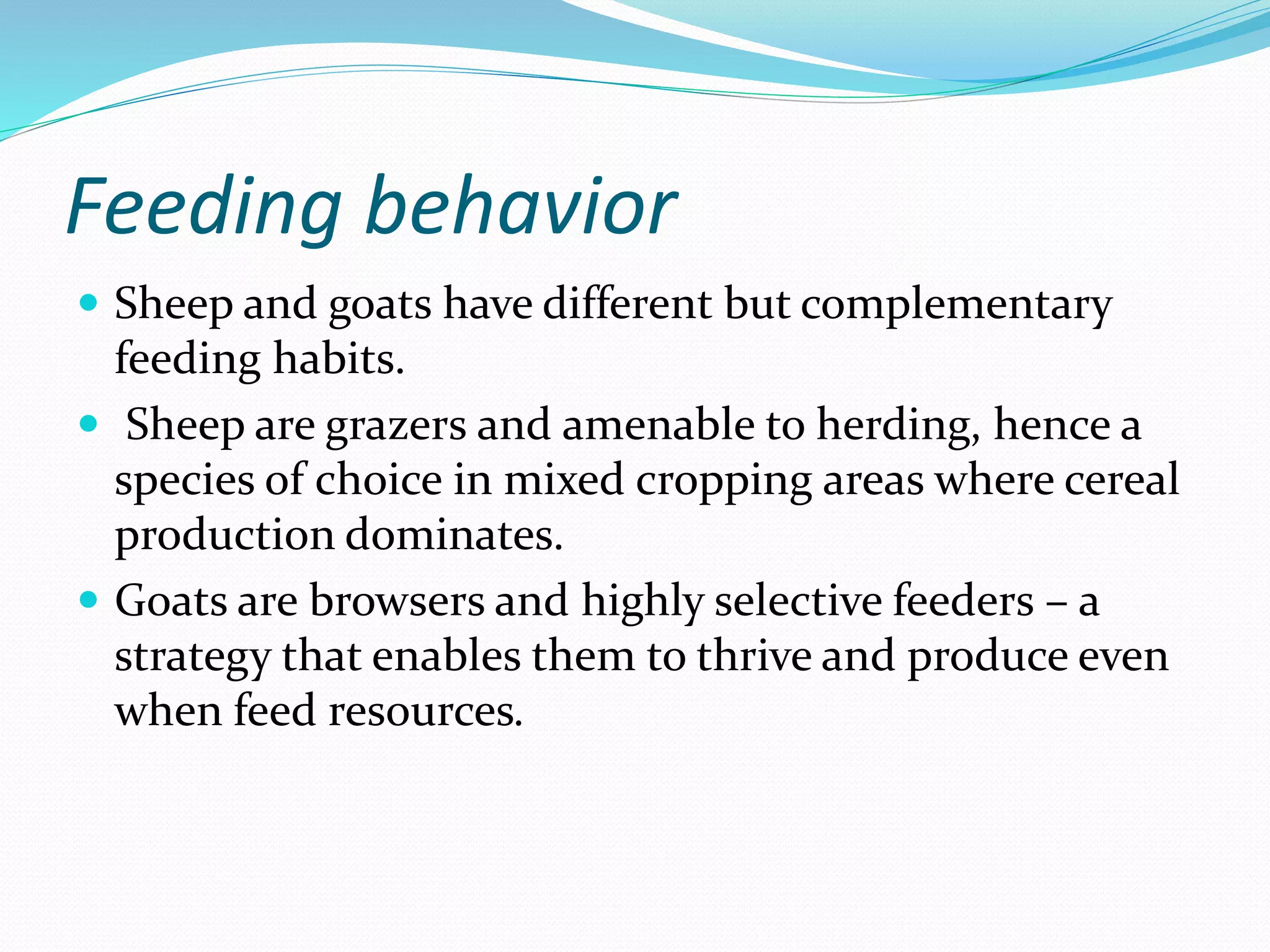 unit 1 : introduction of sheep and goat rearing | PPTX